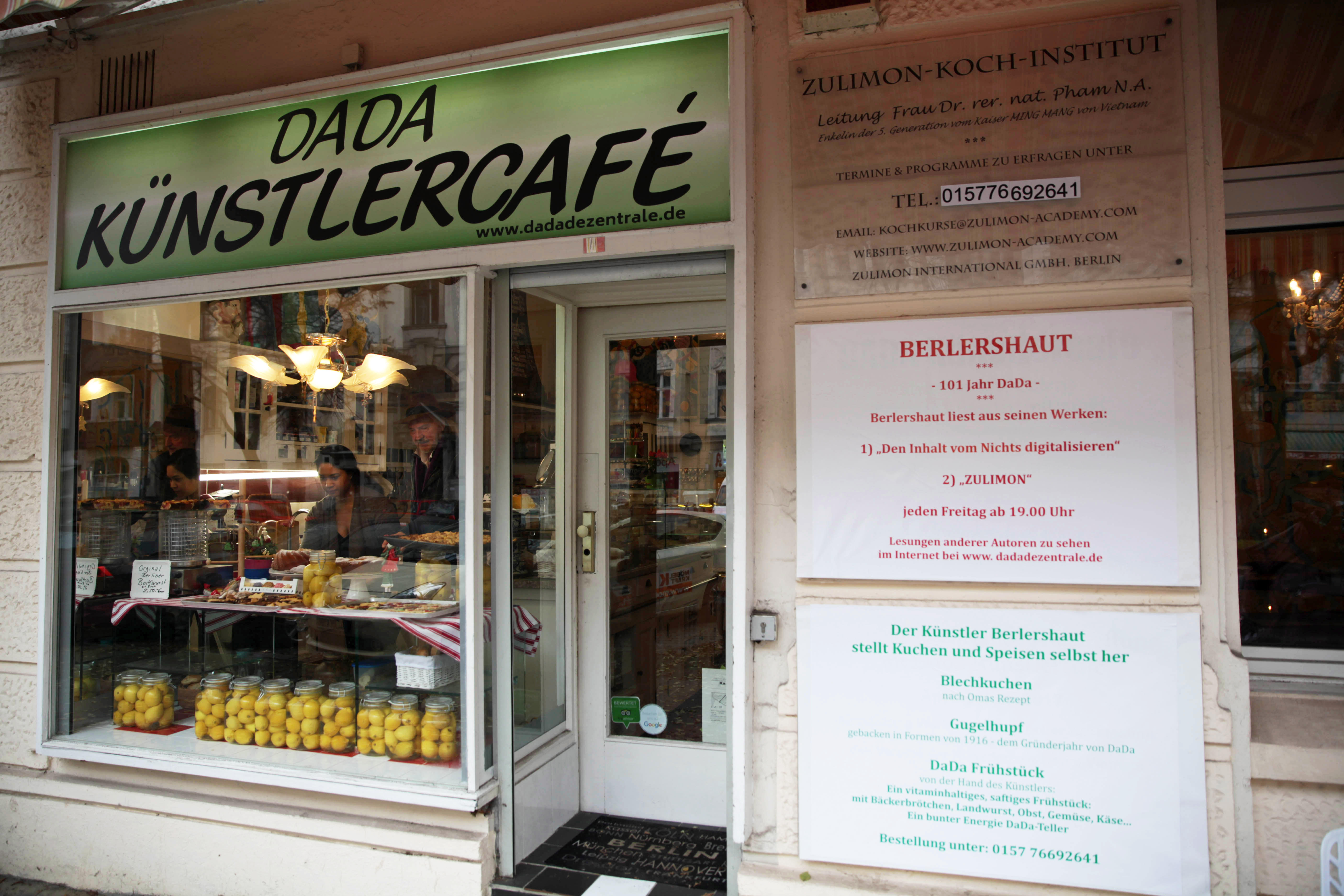dada café, kuenstlercafé, dada-künstlercafé, kunst, literatur, musik ...